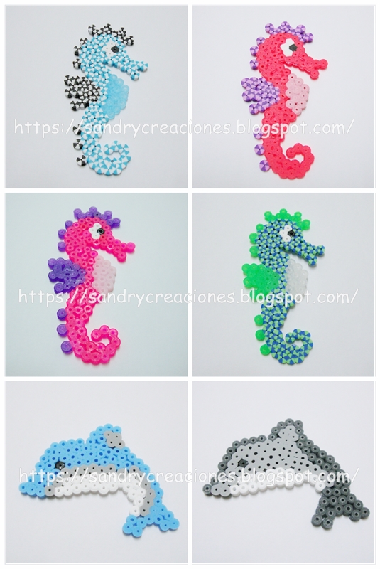SanDryCreaciones: Animales Marinos en Hama Beads Midi