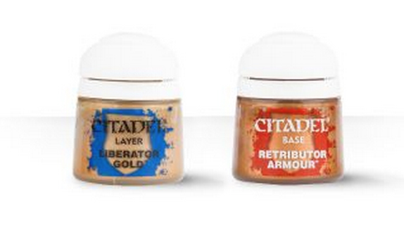 Mengel Miniatures: REVIEW: Liberator and Retributer Gold Paints