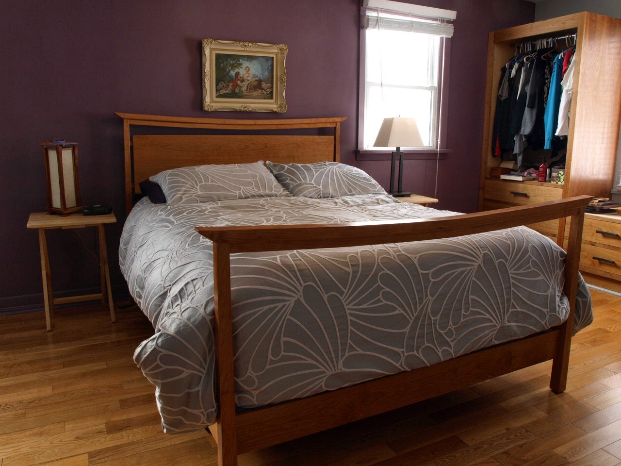 Gallery of Works: Torii Gate style Cherry Bed Frame