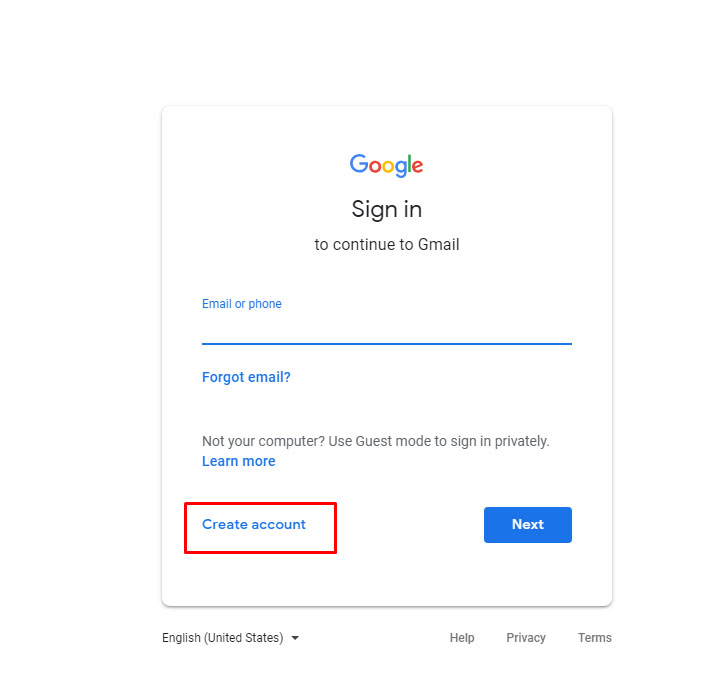 How to Create a new Gmail account on mobile phone or Computer 2019 ...
