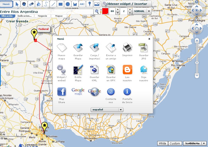 Mapas con Scribble Maps ~ EduTIC