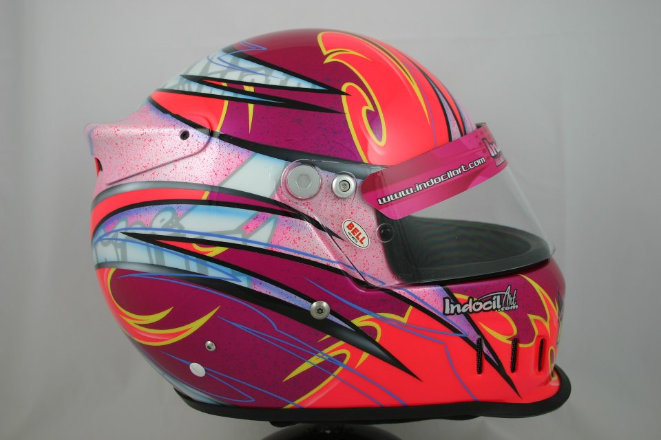 Racing Helmets Garage: Bell GTX.2 C.Langdale 2012 by Indocil Art