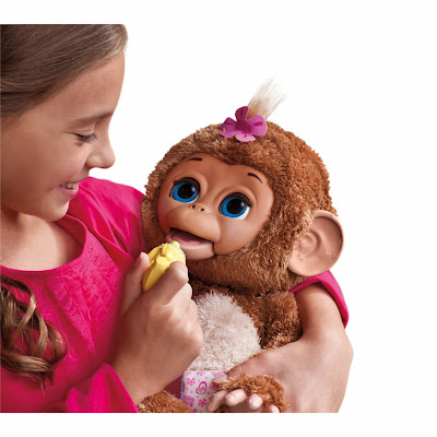 FurReal Friends Cuddles My Giggly Monkey Pet | Xmast Gift for Kids