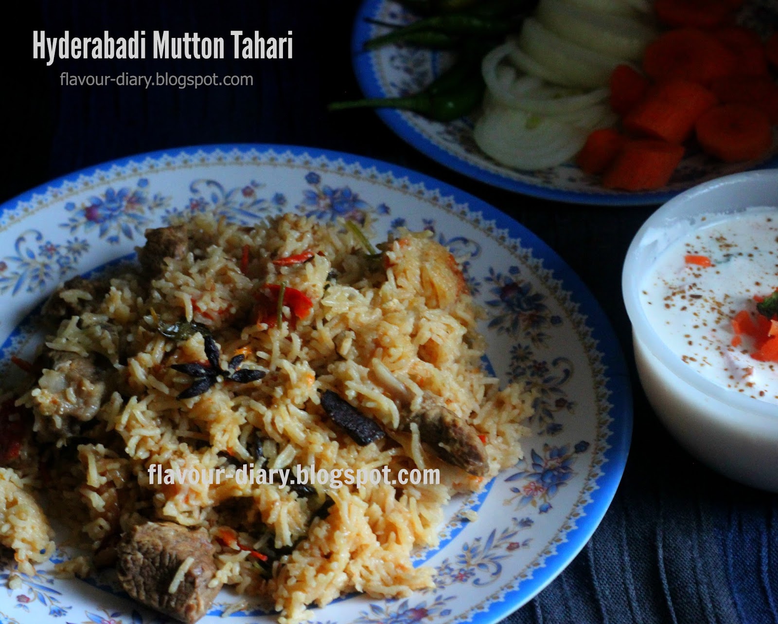 Flavour Diary: Hyderabadi Mutton Tahari | How to make Tahari/Tehari ...