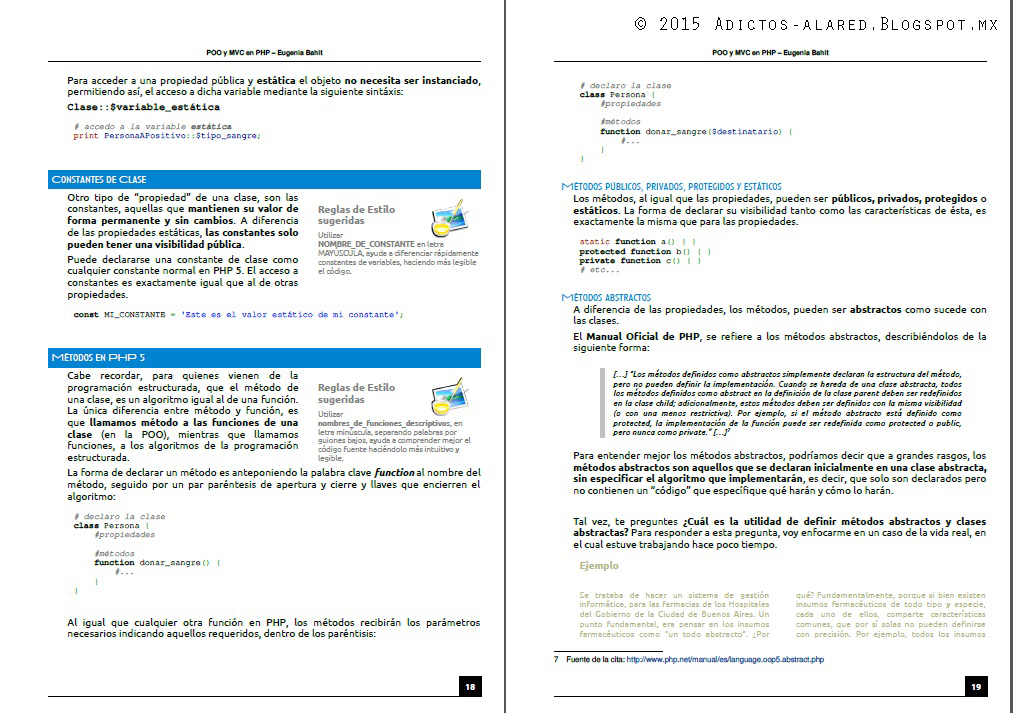 Tecno Geek: Eugenia Bahit- POO Y MVC en PHP [PDF][HD]