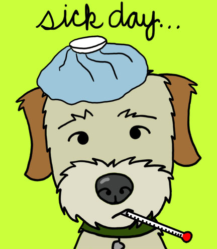 Life @ Silly Dogs: Sick Day...