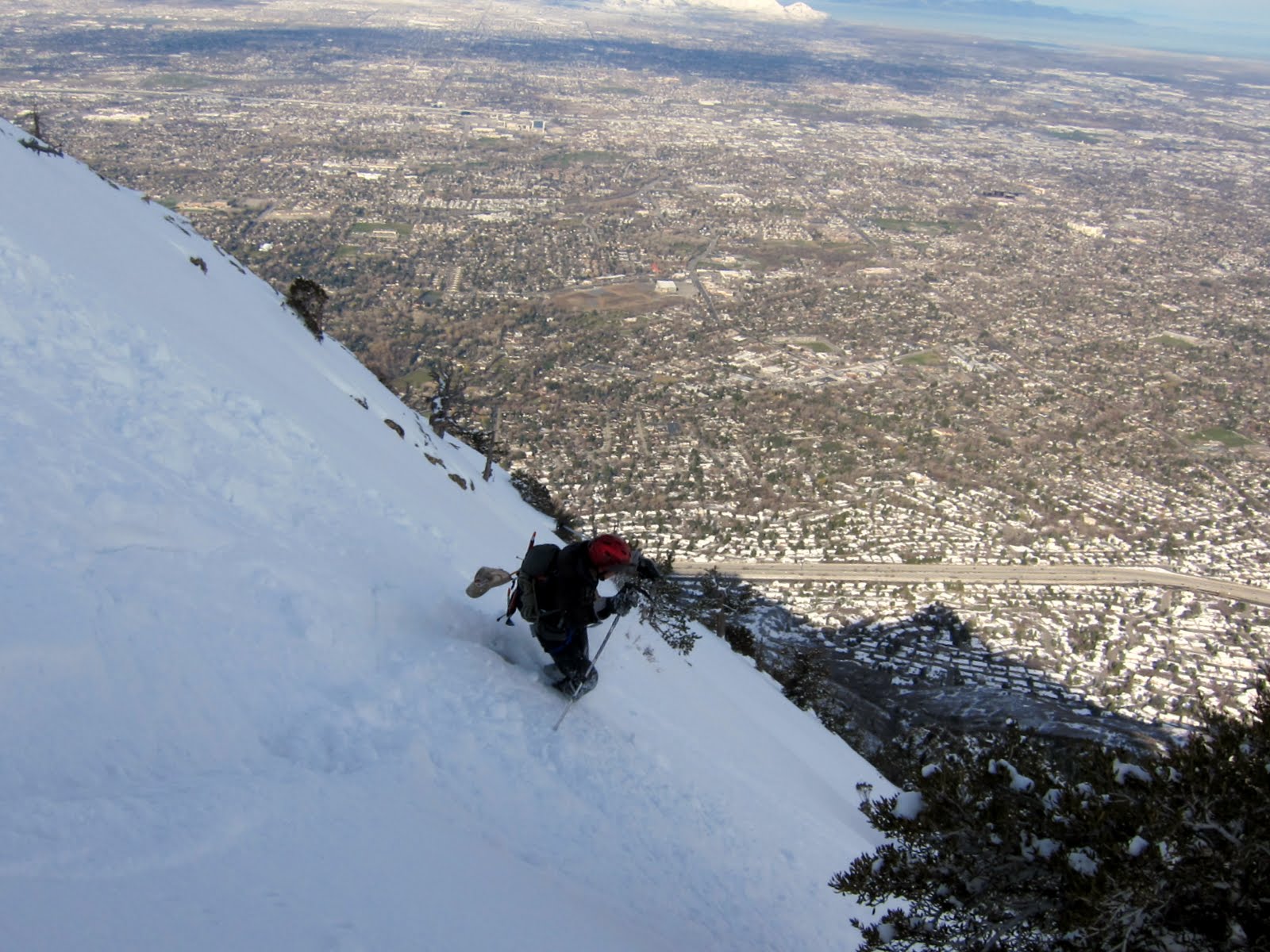 SLC Samurai: Mt. Olympus West Slabs -- Alpine Style