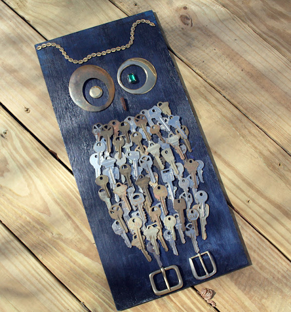 CraftyHope: DIY Owl Assemblage and Necklace