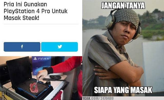 9 Meme 'Cowok Masak' Ini Kocaknya Bikin Guling-guling