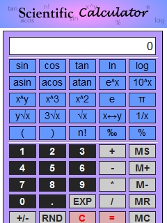 Nokia Themes and Apps: Scientific Calculator