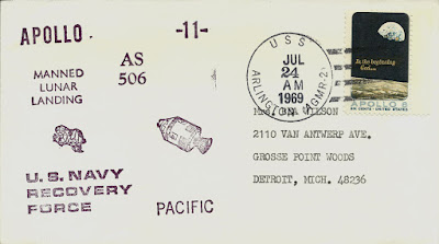 Signed Covers: USA 1969 Apollo 11