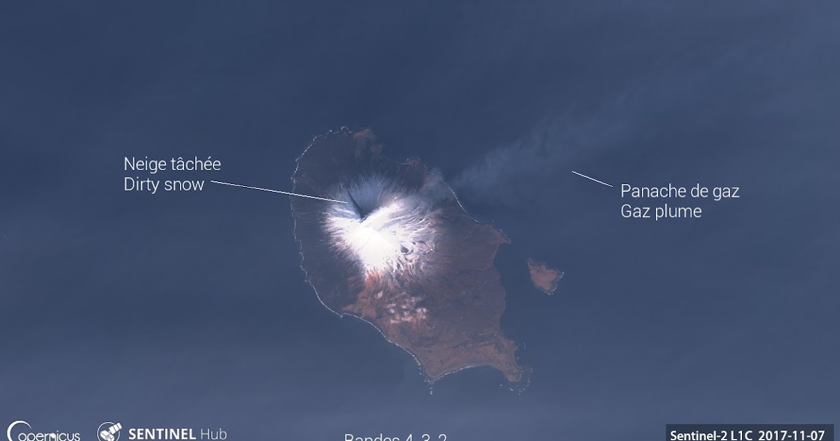 Culture Volcan: Éruption effusive sur le volcan Sarychev Peak (Kouriles)
