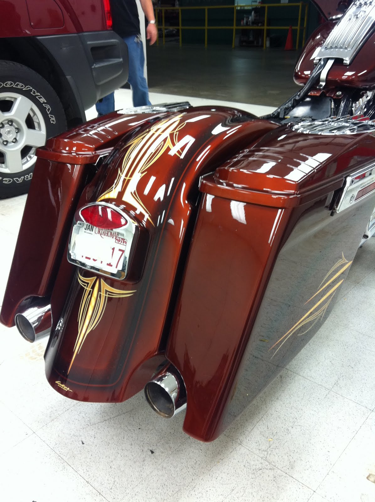 Brian Loker's Design Craft Custom Bikes & Paint: Kicker Bagger kandy ...