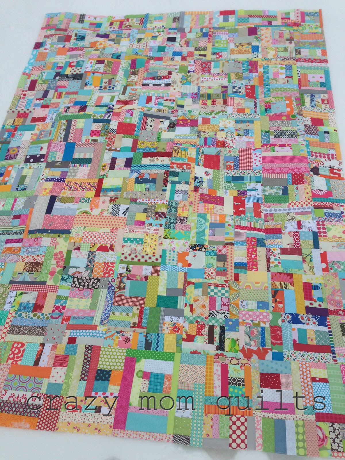 crazy mom quilts: super scrap happy, again