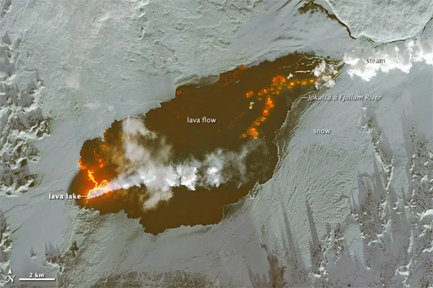 Iceland lava field is the biggest in 200 years | Geology In