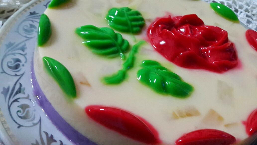 Resepi Retro: Puding Koktel Bunga Ros