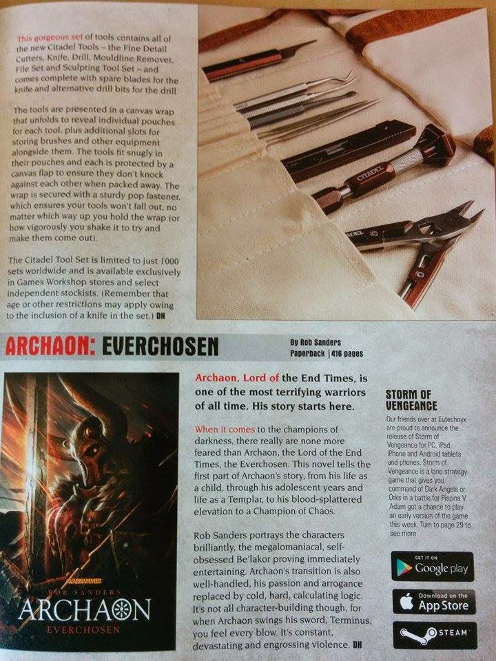 New Citadel tools/tool kit are up for preorder. : r/Warhammer