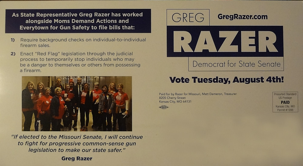 TKC MUST SEE!!! KANSAS CITY POLITICO GREG RAZER RUNNING ANTI-GUN ...