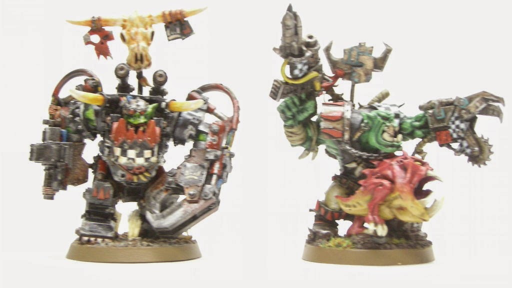 Watching Paint Dry: Ork Warboss size comparisons