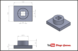 Tutoriales Básicos de Solidworks: Dibujos para practicar.