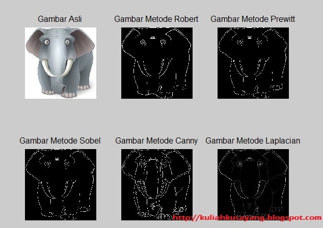 Perbandingan Deteksi Tepi Dengan Metode Robert, Prewitt, Sobel, Canny ...