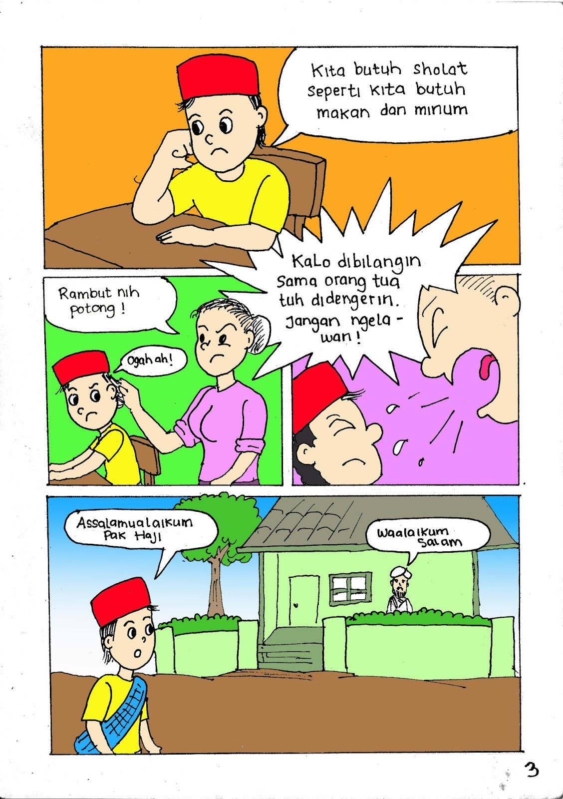 Komik Islami : Kenapa Kita Sholat ? - KimiNoru