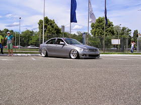 BENZTUNING: Mercedes-Benz C180 W204 Stance on OZ MAE Wheels