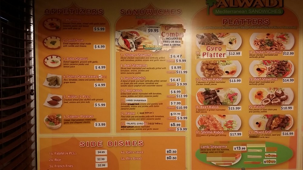 Zain's Halal Reviews: Fyza's Al Wadi Mediterranean Sandwiches: Best ...