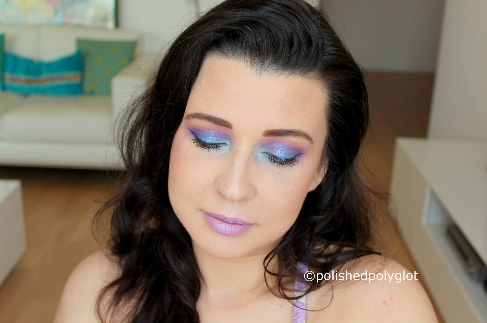 Makeup │Fairy-like Look in Lilac and Periwinkle [Monday Shadow ...