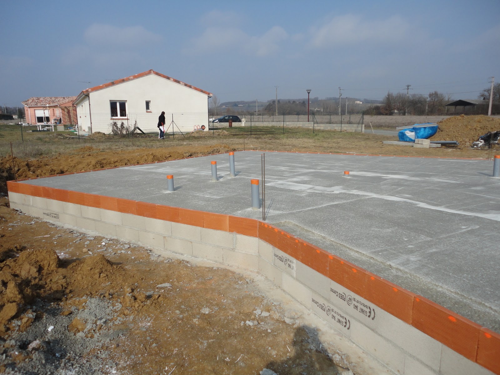 La construction de la maison d'Elodie et Mickaël à St-Gauzens (81 ...