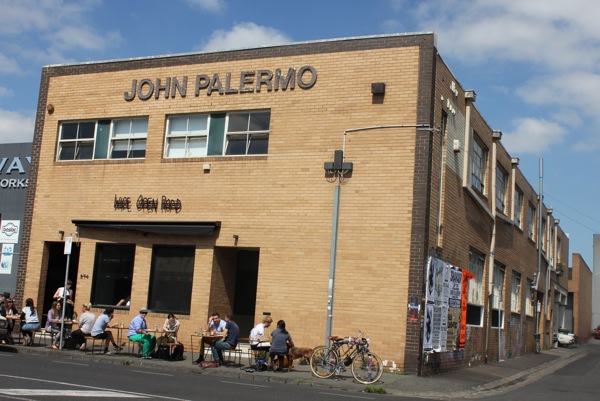 Green Gourmet Giraffe: Wide Open Road: hip warehouse cafe