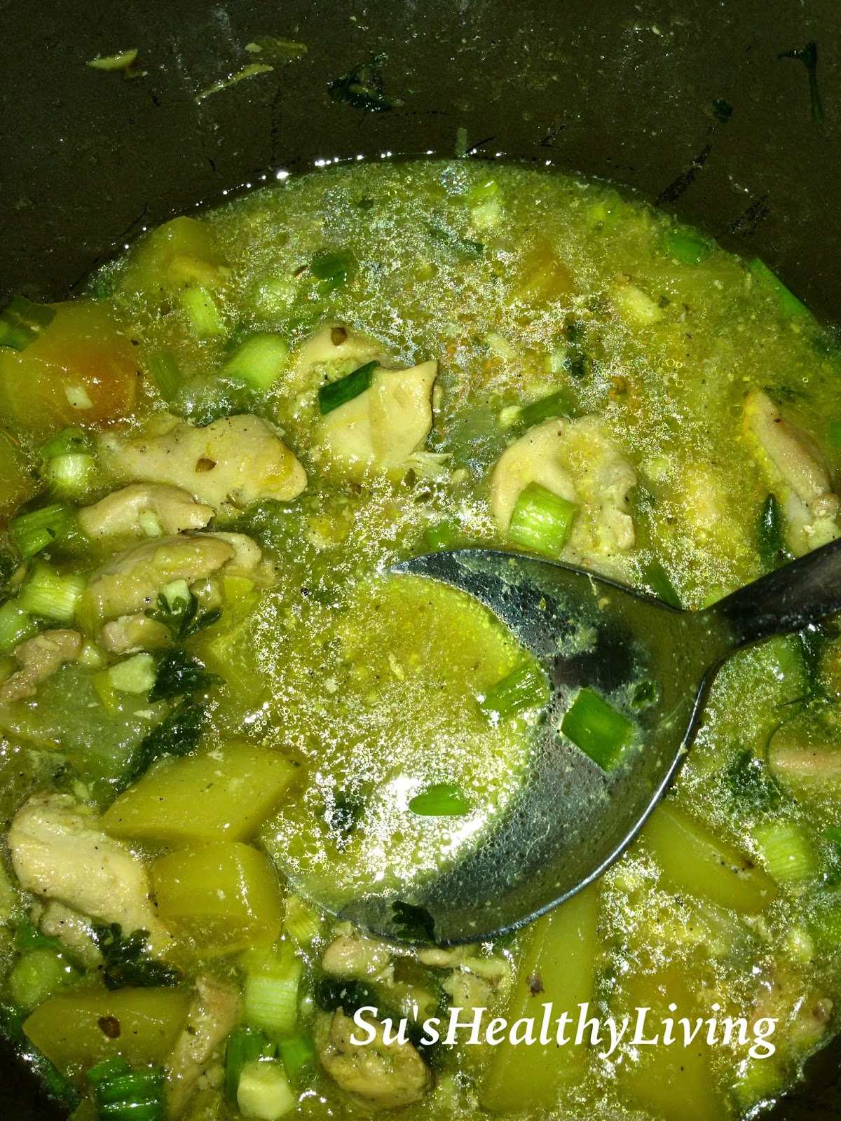Su'sHealthyLiving: Green Papaya Chicken ( Chicken Tinola)