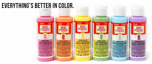 Crafters Corner : A Lil Dash of Tint: Mod Podge Sheer Colors