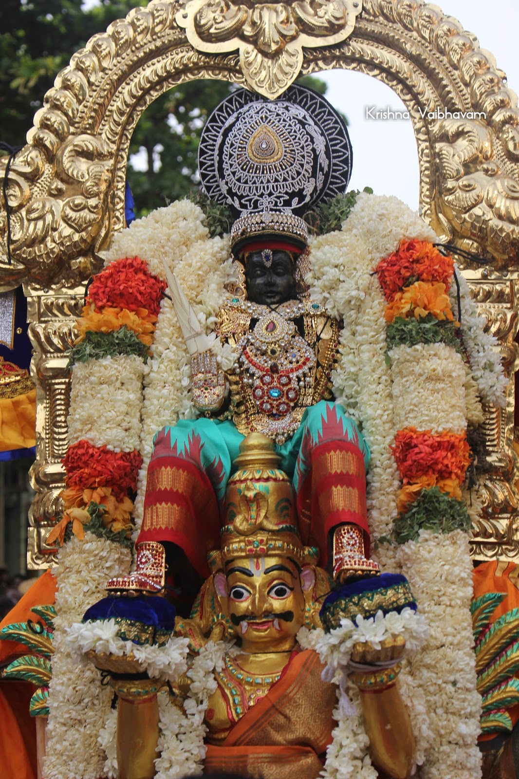 Krishna Vaibhavam: Day 03 Garuda Vahanam Purappadu - Sri Parthasarathy ...