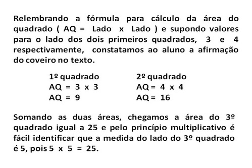 Nova Matemática: Plano de Aula Teorema de Pitágoras