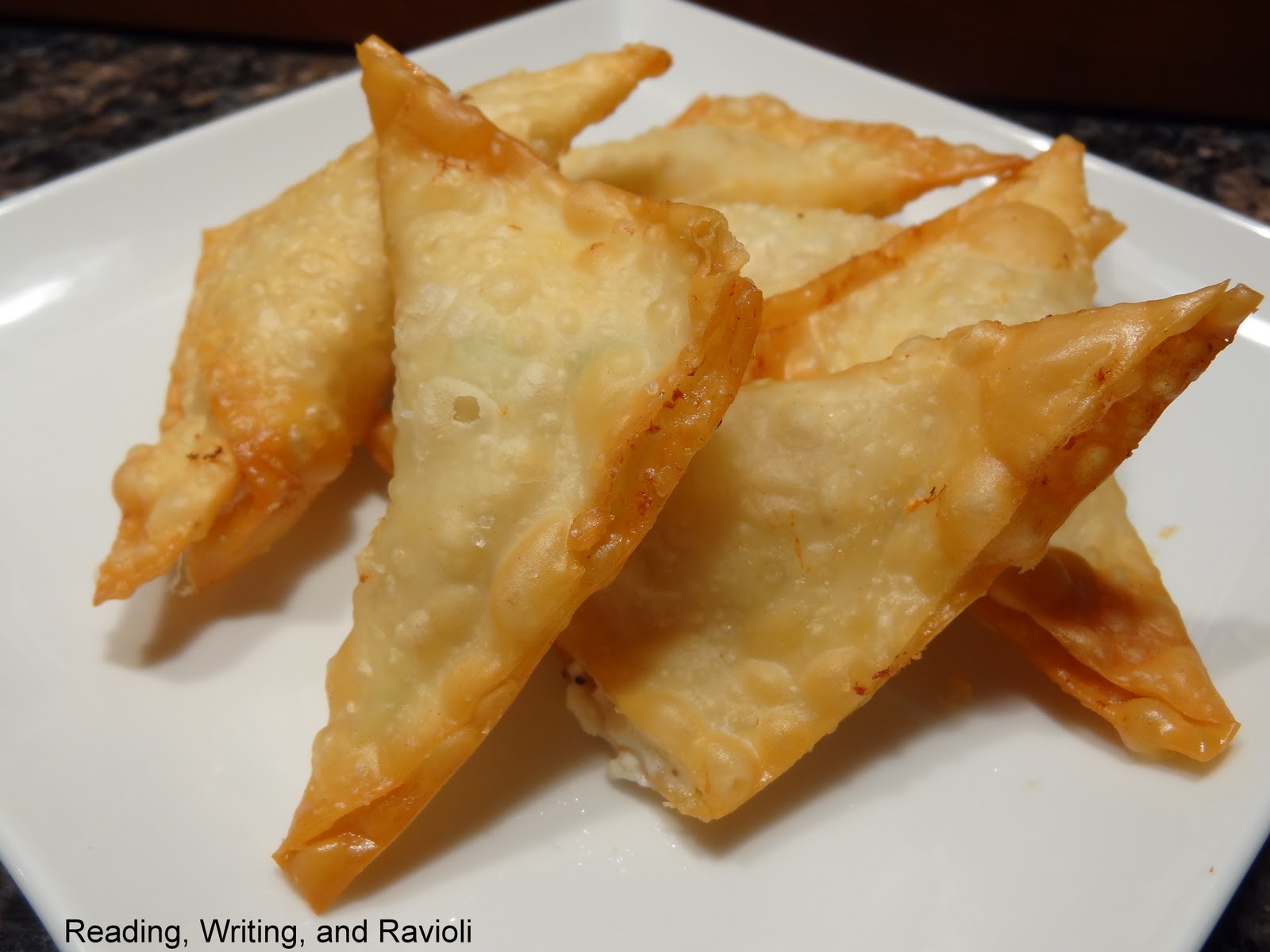Reading, Writing, and Ravioli: Recipe: Crab Rangoon