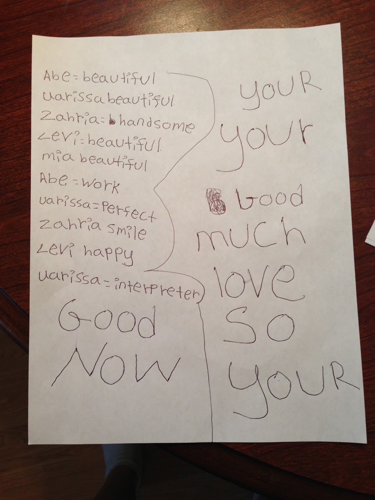 For the Love of Levi (+13): Letters From My Kids