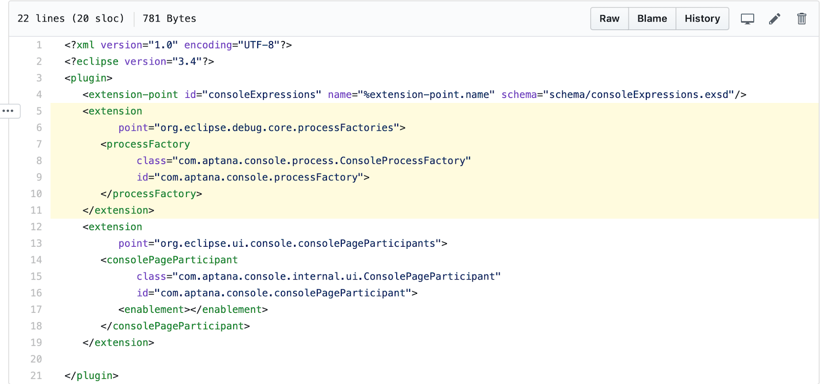 Java and Eclipse Plugin Development: Selecting multiple lines of code in Github file