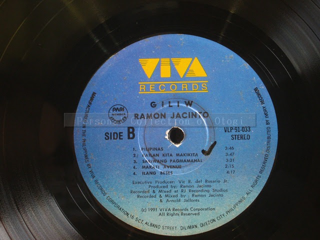 My OPM LP Collection: Ramon RJ Jacinto, R.J. And The Riots