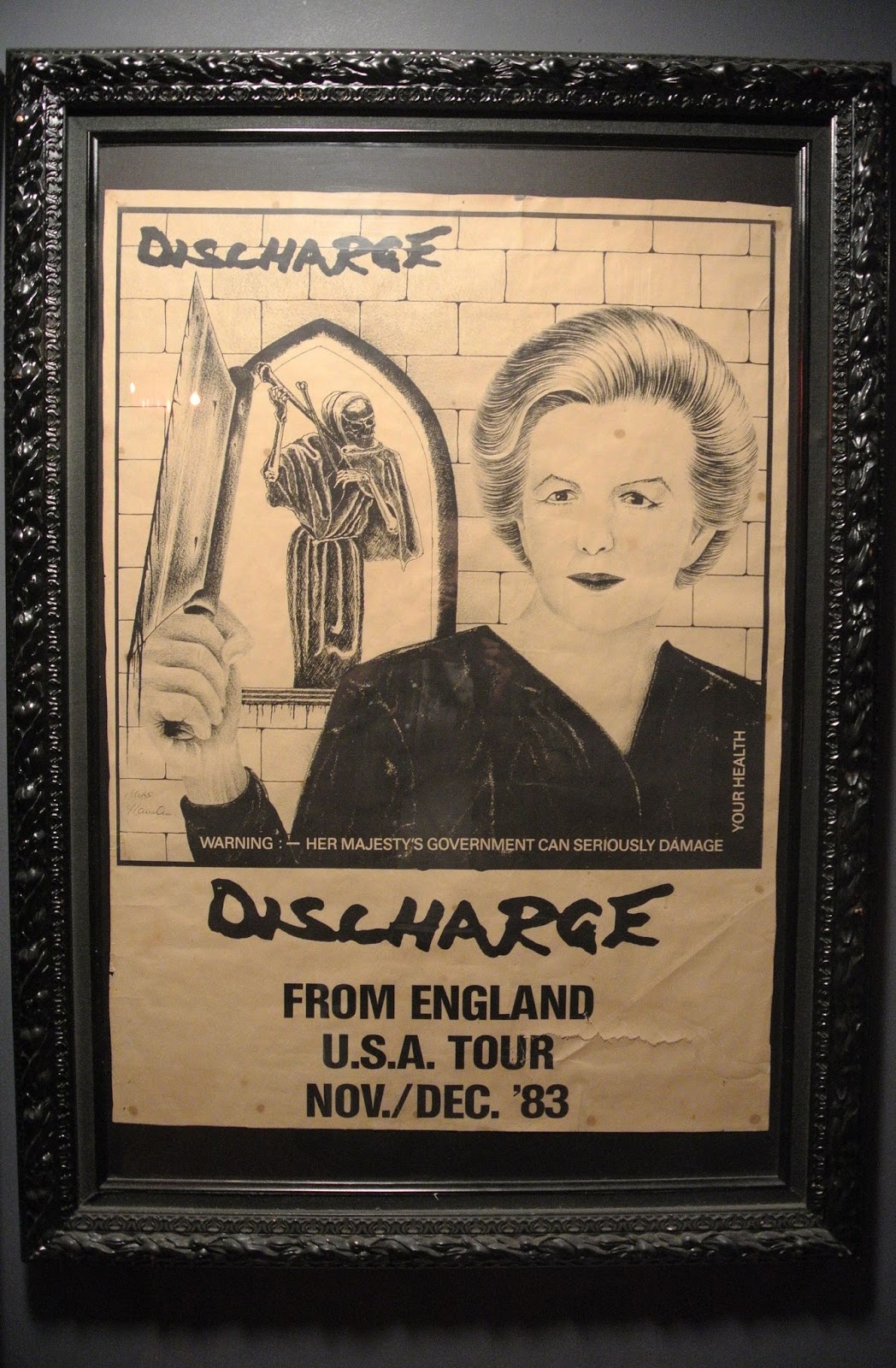 John John Jesse: Discharge Poster 1983
