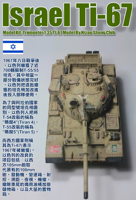 大光明株式會社: H.S.C' s Israel TI-67 (Tiran-5)