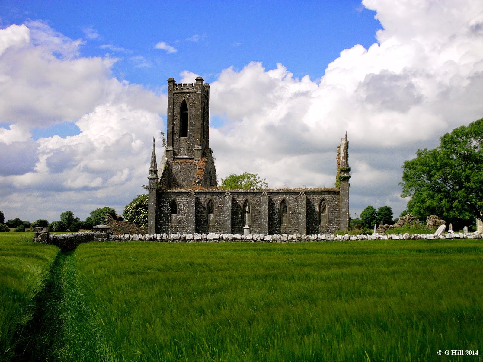 Ireland In Ruins: Ballinafagh Churches Co Kildare