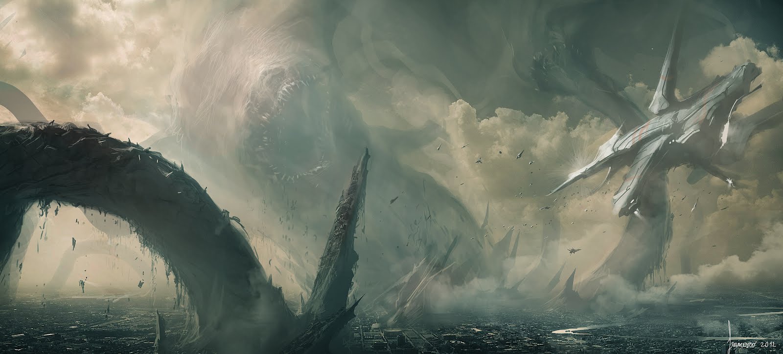 Alien Kraken by Frances Colorenzetti : r/ImaginaryMonsters