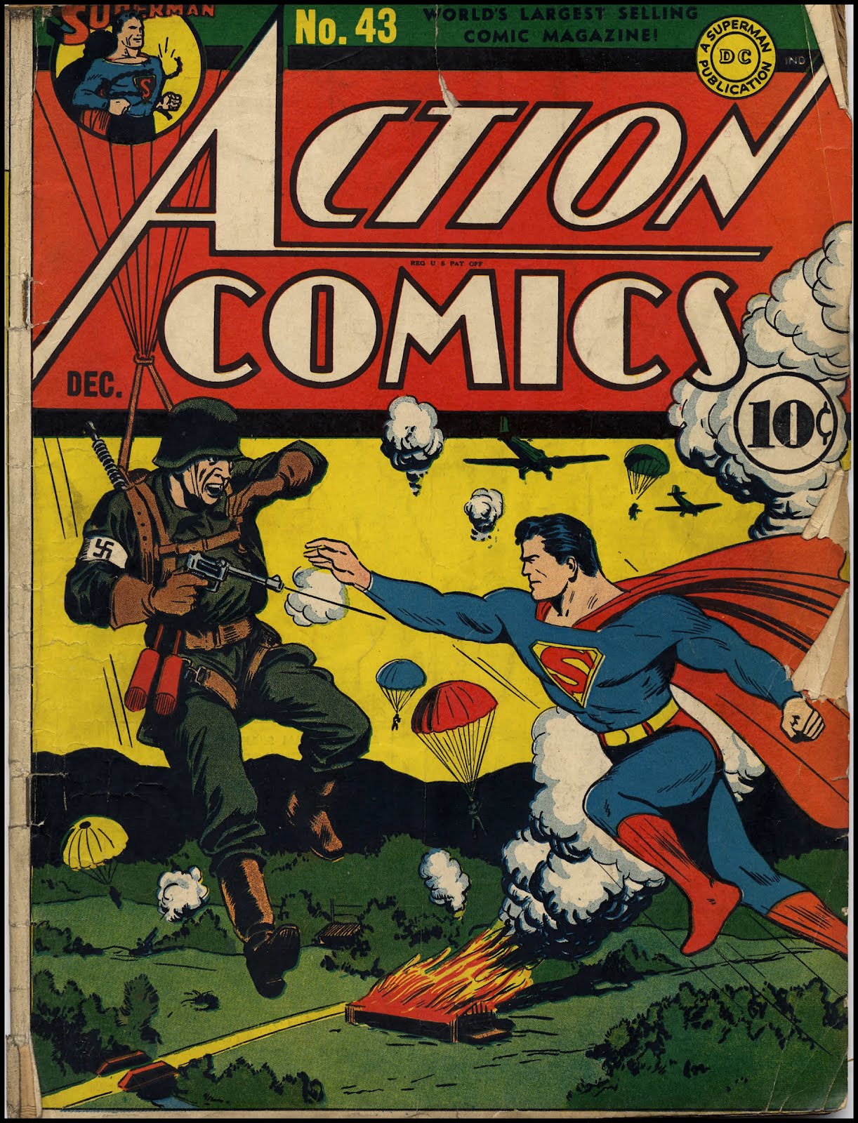 Fantasy Ink: Superman Fighting Nazis