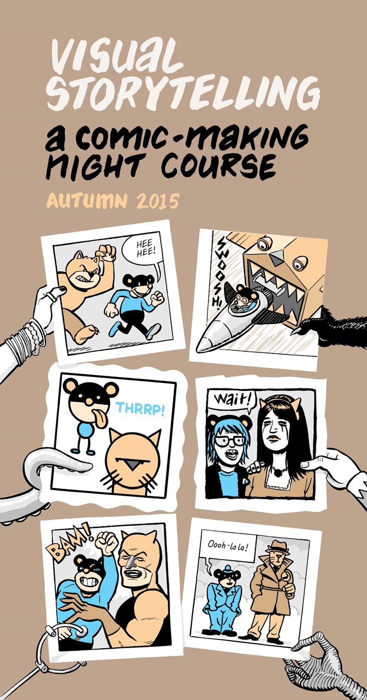 Blackshapes: Visual Storytelling - comics evening course - Autumn 2015