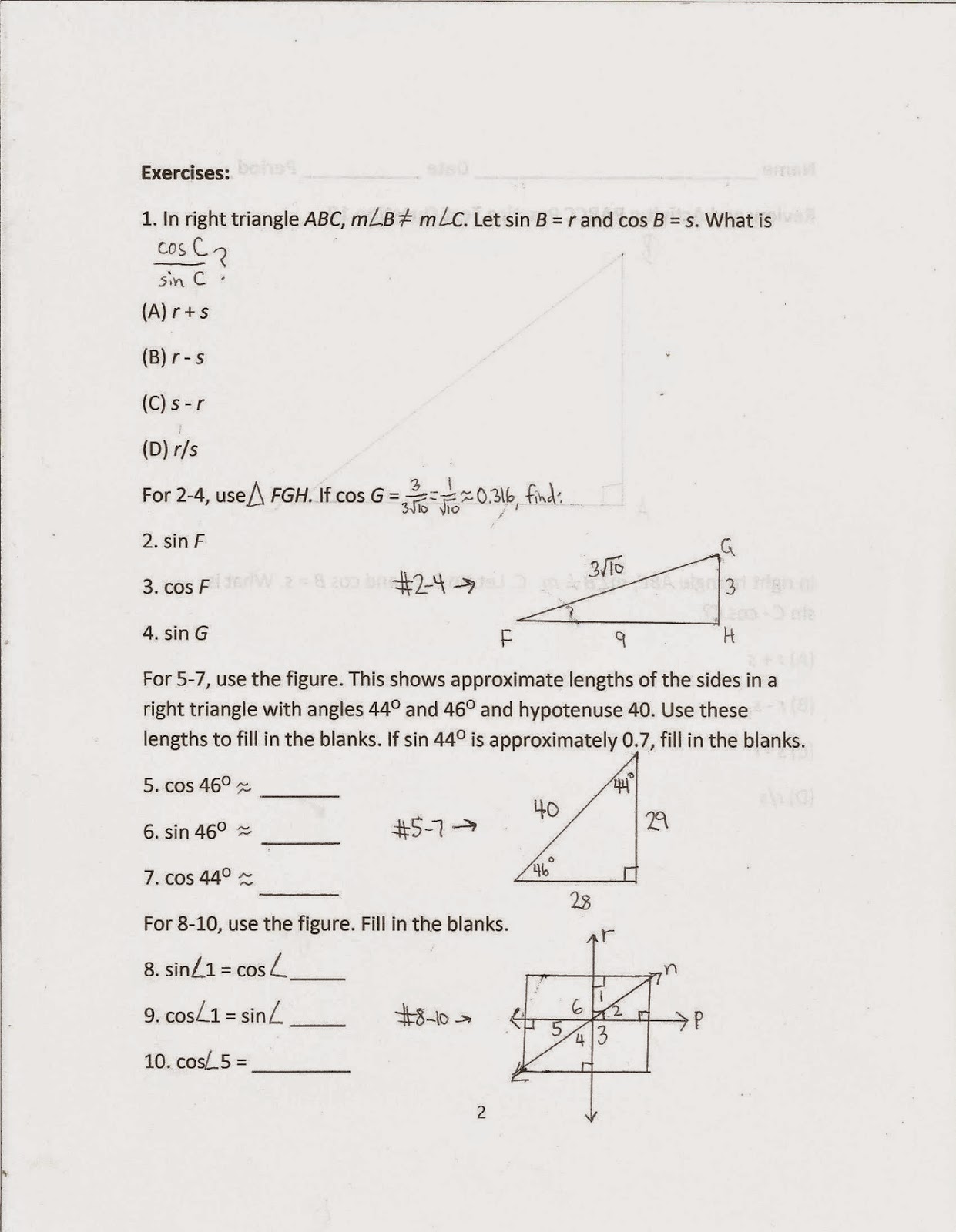 Geometry, Common Core Style: PARCC Practice Test Question 10 (Day 155)
