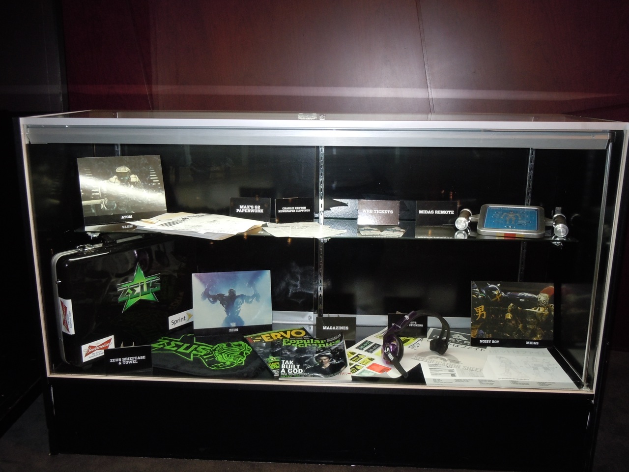 Real Steel movie props and costumes on display... | Hollywood Movie ...