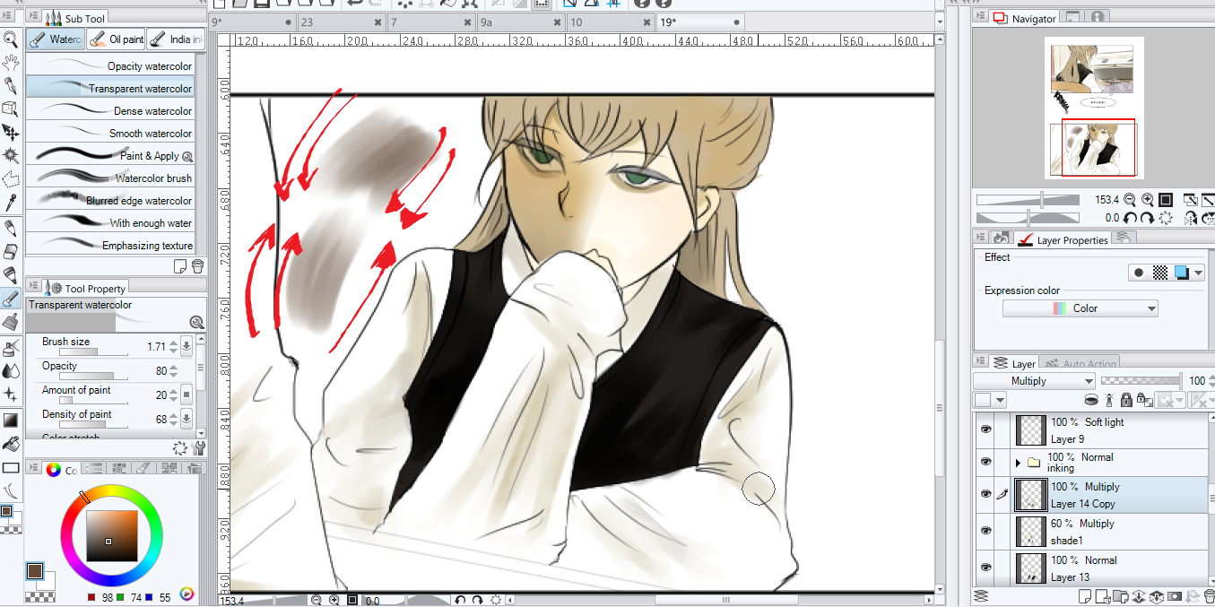 CARA SHADING GAMBAR ( DIGITAL PAINTING ) 2 STEP - MAYAGAMI