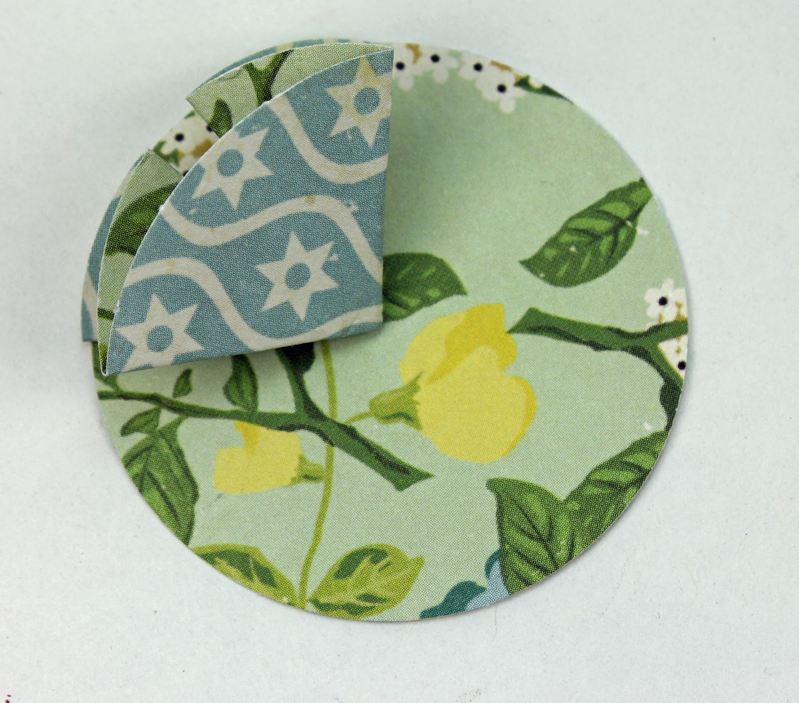 A Kept Life: Folded Flower Tutorial