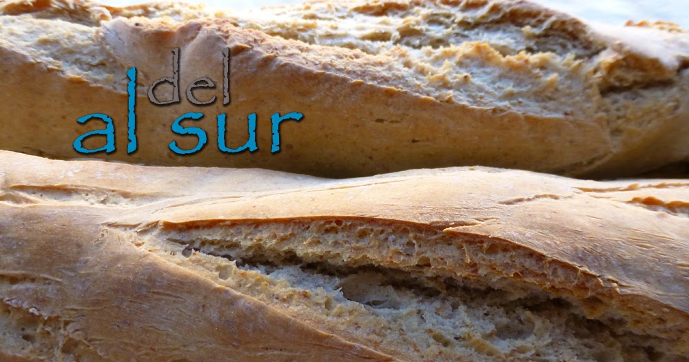 Barras de pan cateto con masa madre